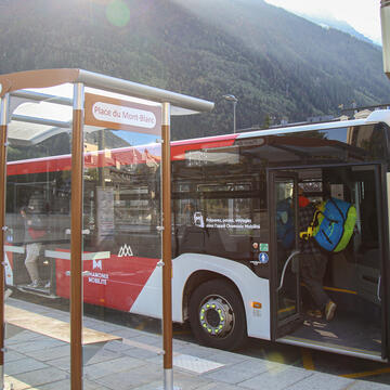Transporte público en el valle : Chamonix Mont Blanc
